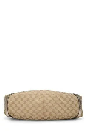 Gucci Original Gg Canvas Abbey Tote - Gold