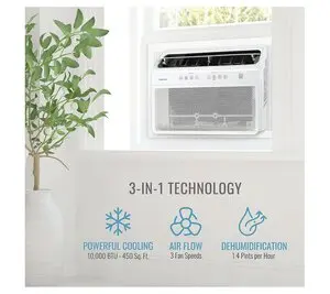 KEYSTONE 10,000 Btu Window Mounted Inverter Air Conditioner