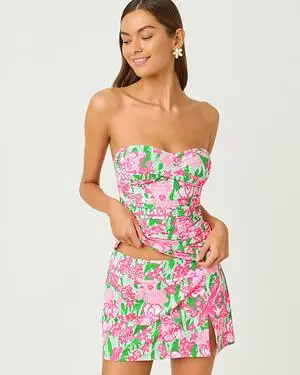 LILLY PULITZER Kellyann Swim Skirt - Putting Green Hannah