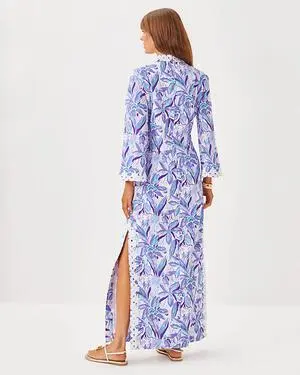 Lilly Pulitzer® Shealyn Stretch Maxi Caftan - Tropicalia Purple Elephant In The Bloom