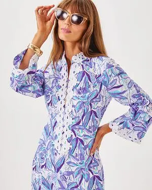 Lilly Pulitzer® Shealyn Stretch Maxi Caftan - Tropicalia Purple Elephant In The Bloom