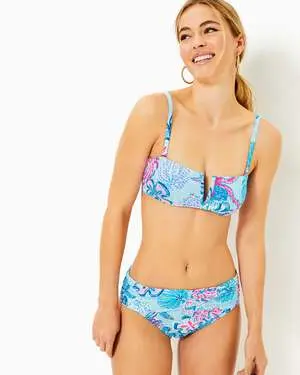 Lilly Pulitzer® Lagoon Sarong Hipster Bikini Bottom Multi Bahamas Beachcomber