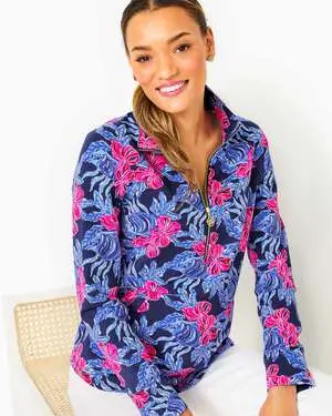 LILLY PULITZER Upf 50+ Skipper Popover - Low Tide Navy Its Ofishell