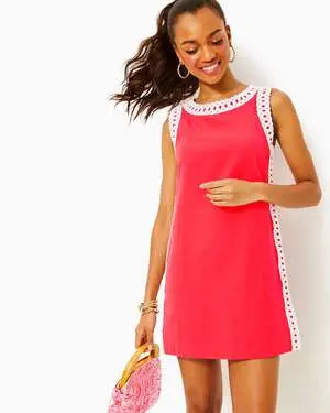 Lilly Pulitzer® Sadie Shift Romper Mizner Red