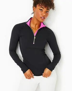 LILLY PULITZER UPF 50+ Luxletic Justine Pullover Onyx