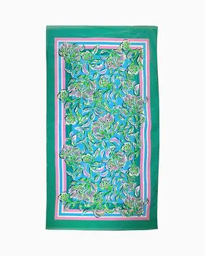 LILLY PULITZER Beach Towel Cumulus Blue Chick Magnet