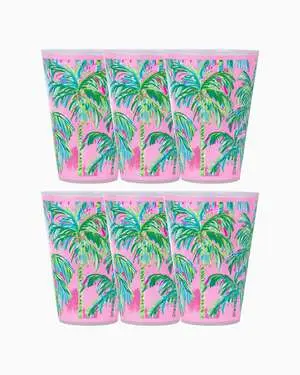 LILLY PULITZER Pool Cups Pink Blossom Suite Views