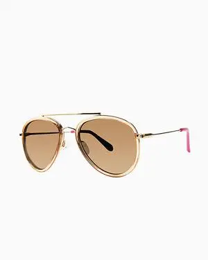 Lilly Pulitzer® Elliott Sunglasses Gold Metallic