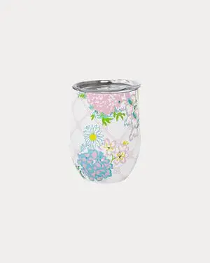 LILLY PULITZER Stainless Steel Stemless Wine Tumbler - Multi Lilly Garden Home