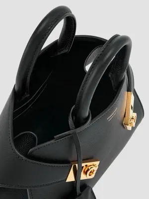 FERRAGAMO Mini Hug Leather Crossbody Bag