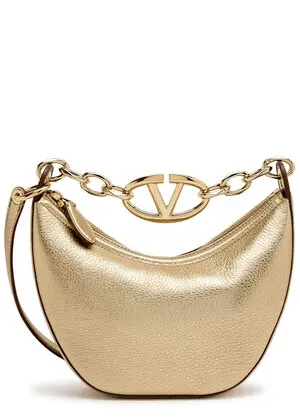 Valentino Garavani Vlogo Moon Mini Leather Top Handle Bag