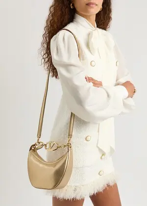 Valentino Garavani Vlogo Moon Mini Leather Top Handle Bag