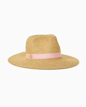 Lilly Pulitzer® Lilly Pulitzer Shade Seeker Straw Hat Natural X Metallic