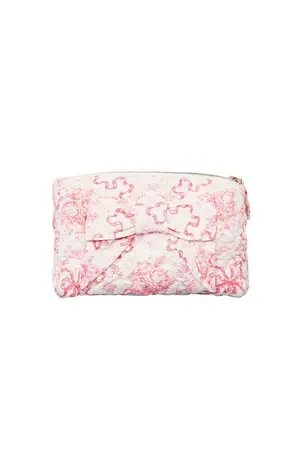 LoveShackFancy Octavia Quilted Cosmetic Bag