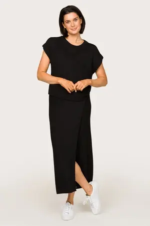 Alala Tropez Knit Midi Skirt
