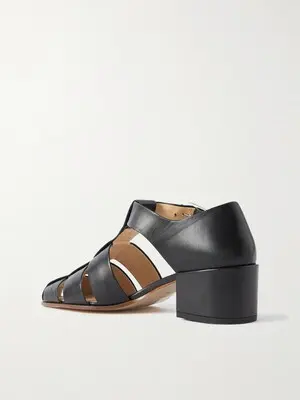 Gabriela Hearst Lyle Cutout Leather Sandals