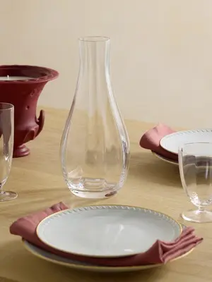 L'Objet Iris Glass Wine Decanter