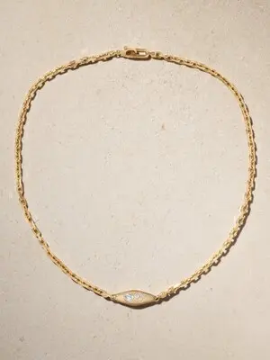 UNIFORM OBJECT Mini Vessel 18-karat Diamond Necklace