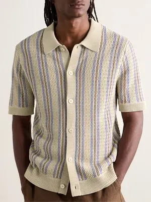 Nn07 Jackie 6636 Striped Organic Cotton Shirt