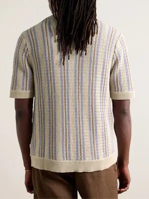 Nn07 Jackie 6636 Striped Organic Cotton Shirt