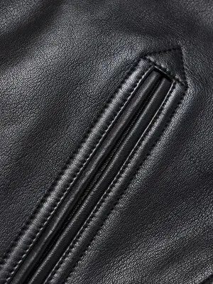 Nudie Jeans Ferry Full-grain Leather Jacket