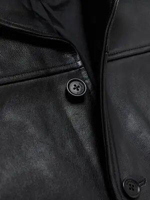 Nudie Jeans Ferry Full-grain Leather Jacket