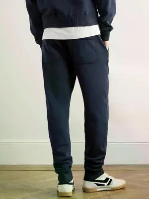 TOM FORD Tapered Garment-dyed Cotton-jersey Sweatpants