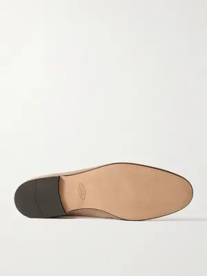 TOD'S Logo-debossed Penny Loafers