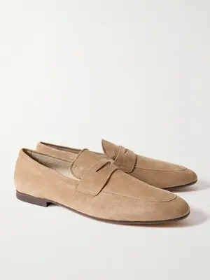 TOD'S Logo-debossed Penny Loafers