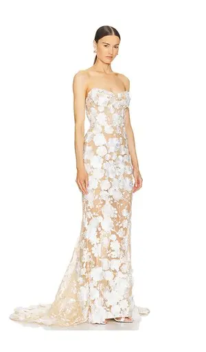 BRONX AND BRONCO Jasmine Bridal Gown - White