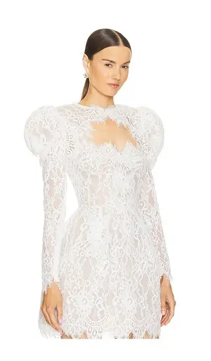 BRONX BANCO Colette Blanc Lace Bolero