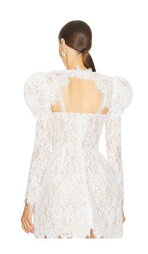 BRONX BANCO Colette Blanc Lace Bolero