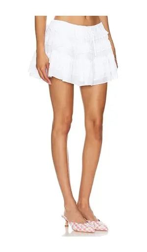Majorelle Ashlen Mini Skirt - White