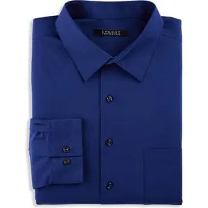 SYNRGY BY DXL Big & Tall Performance Solid Dress Shirt Navy