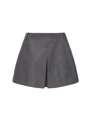 TOM FORD TOM FORD Compact Wool Short - Grey