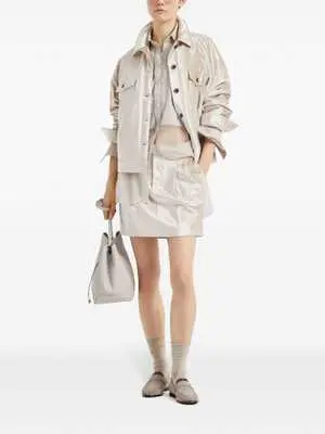 Brunello Cucinelli Tailored Miniskirt