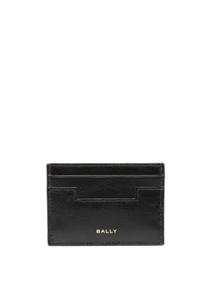Bally Logo-print Leather Cardholder - Black