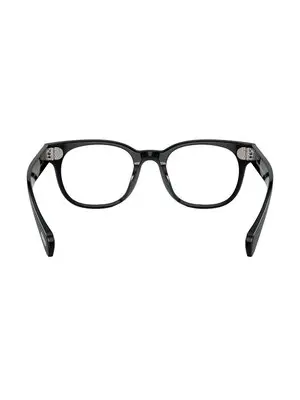 Oliver Spencer Afton Square-frame Glasses - Black
