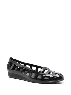 ANCIENT GREEK SANDALS Jelly Ballet Flats - Black