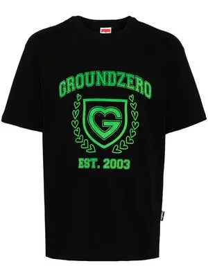 GROUND ZERO Logo-print T-shirt