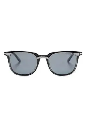 TOM FORD Clip Wayfarer-frame Sunglasses - Black