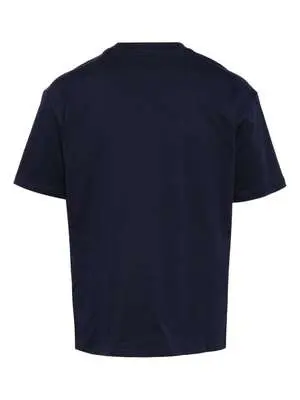 GROUND ZERO Logo-print Cotton T-shirt - Blue
