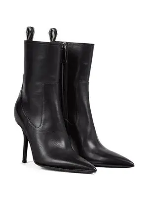 Dsquared2 100mm Zip-detailing Leather Boots