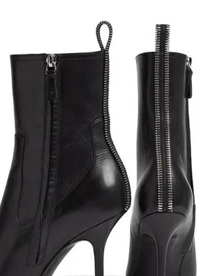 Dsquared2 100mm Zip-detailing Leather Boots