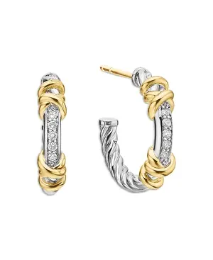 David Yurman Diamond Earrings