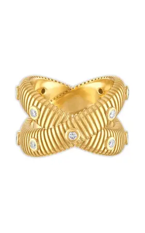 PAMELA ZAMORE Clio X Diamond Ring