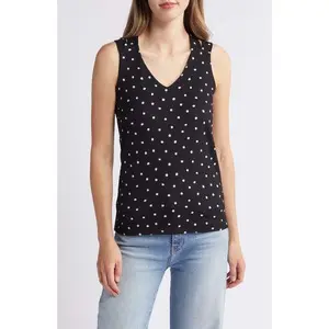 Loveappella Crisscross Tank Top - Black