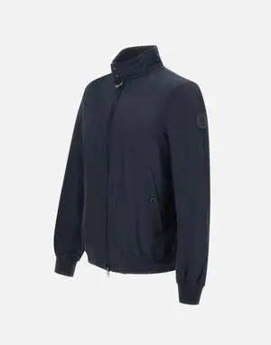 Woolrich Organic Cotton Navy Cruiser Bomber Jacket