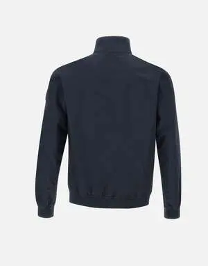 Woolrich Organic Cotton Navy Cruiser Bomber Jacket