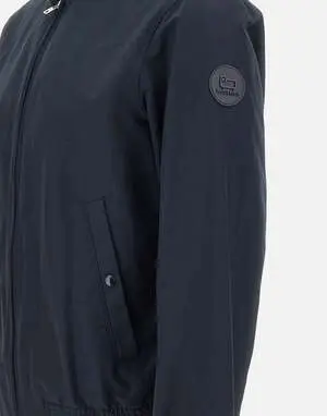 Woolrich Organic Cotton Navy Cruiser Bomber Jacket